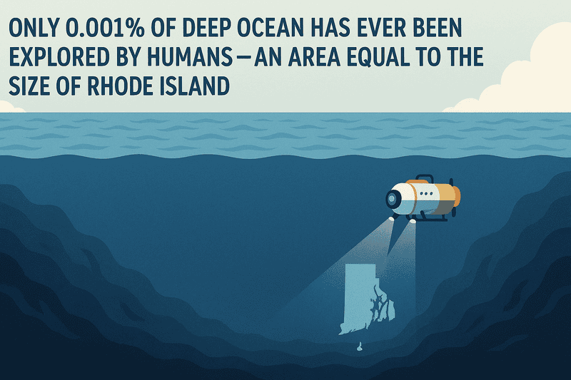 Only 0.001% of deep ocean has ever been explored by humans — an area ...