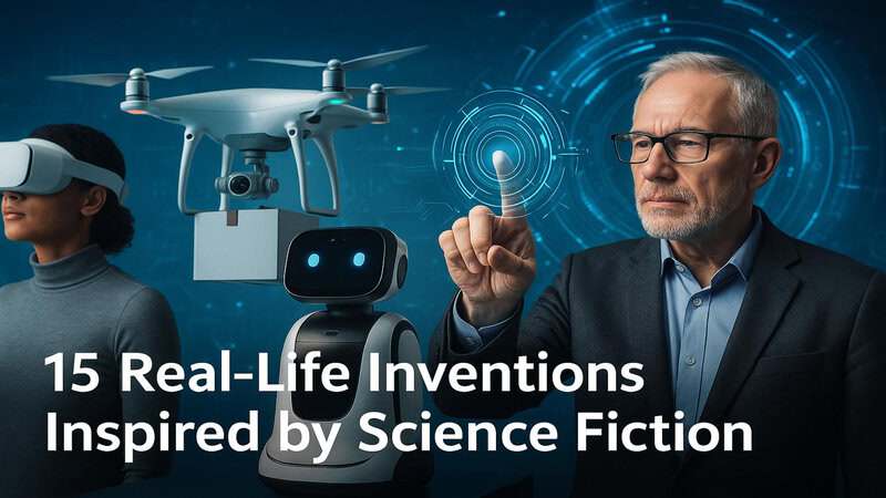 15 Real-Life Inventions Inspired by Science Fiction – Science Sensei