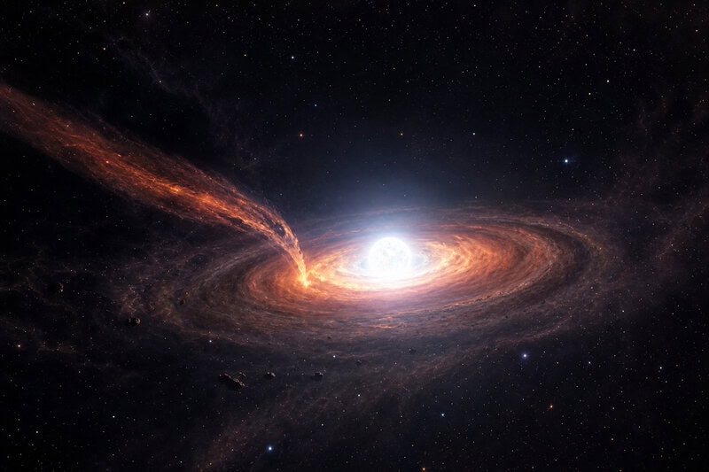 NASA X-ray image captures white dwarf eating dead planet debris